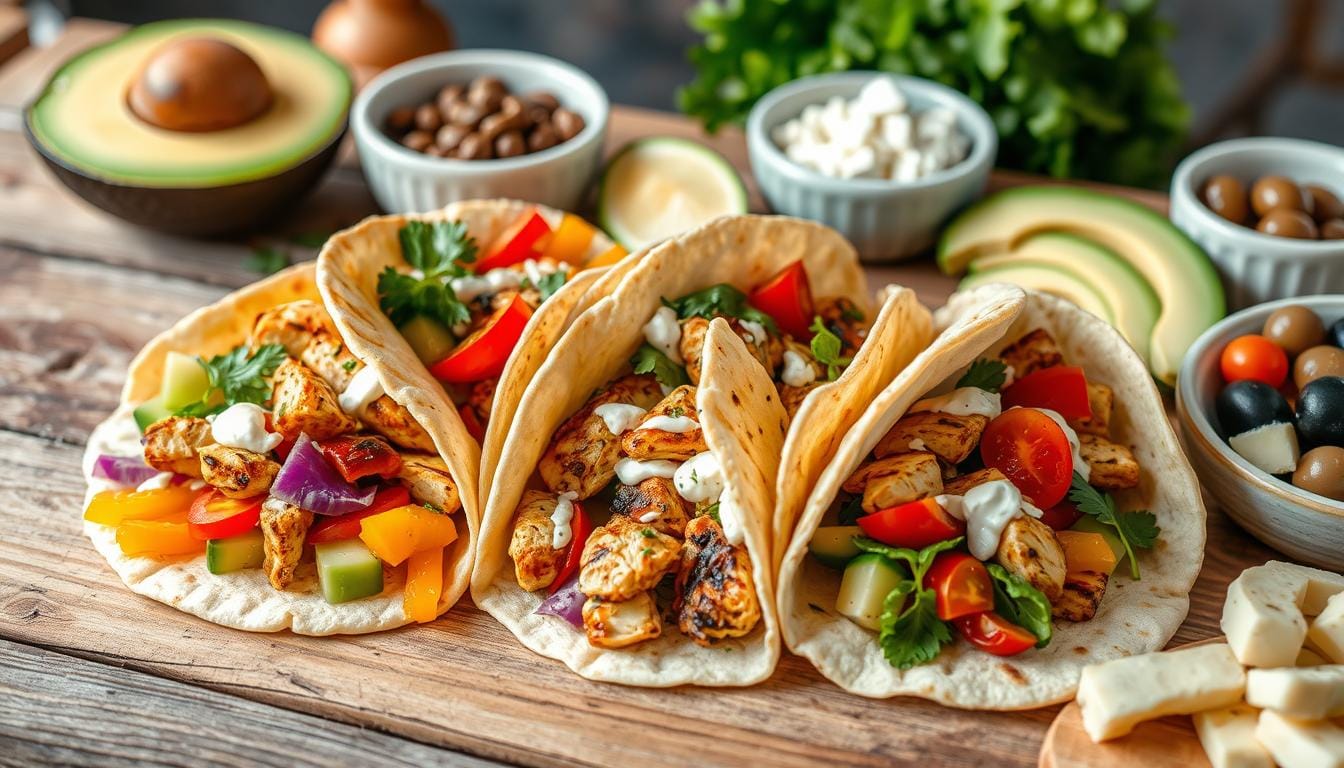 Grilled Lemon Chicken Flatbread Wraps: 100% Easy Recipe