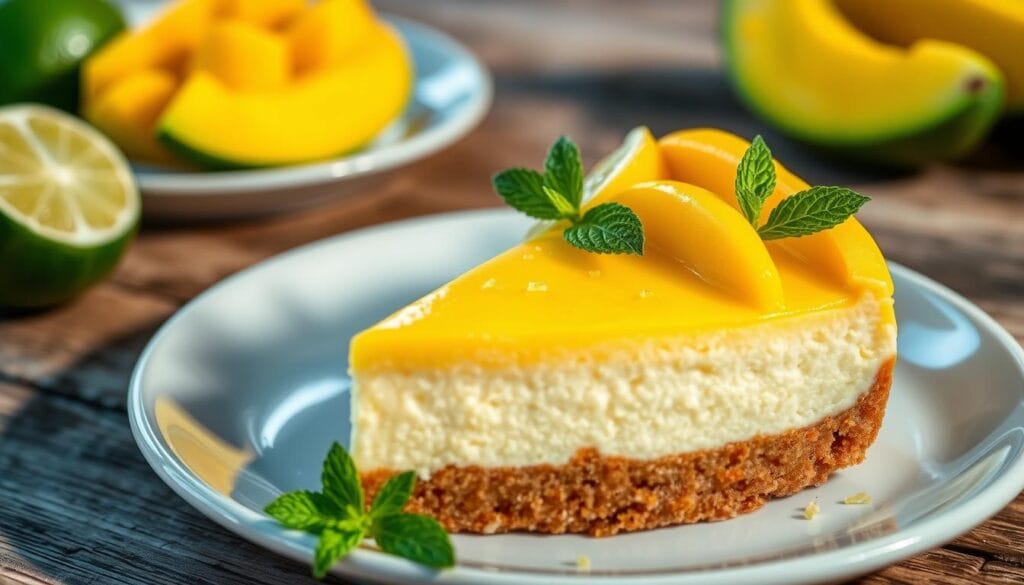 Delicious Mango Key Lime Cheesecake Recipe In 25 Min