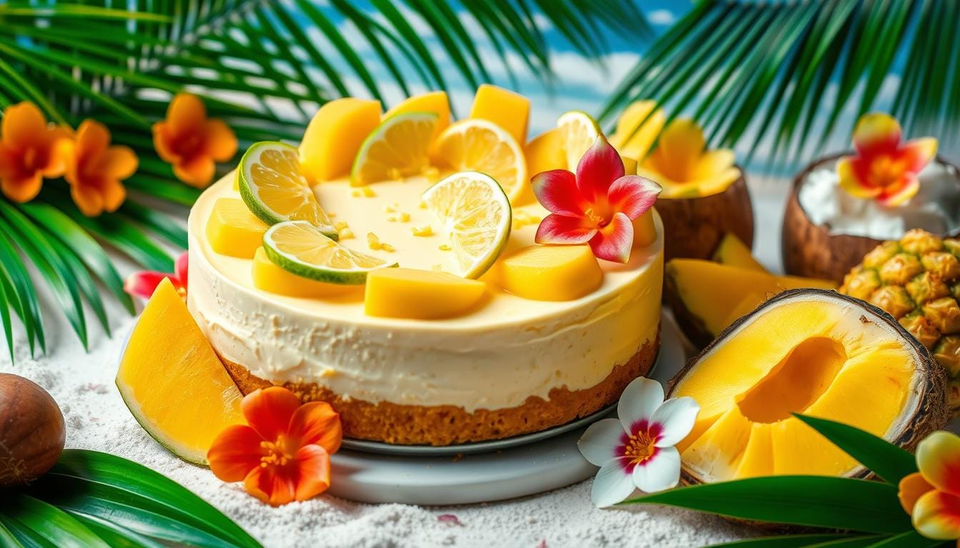 Delicious Mango Key Lime Cheesecake Recipe In 25 Min